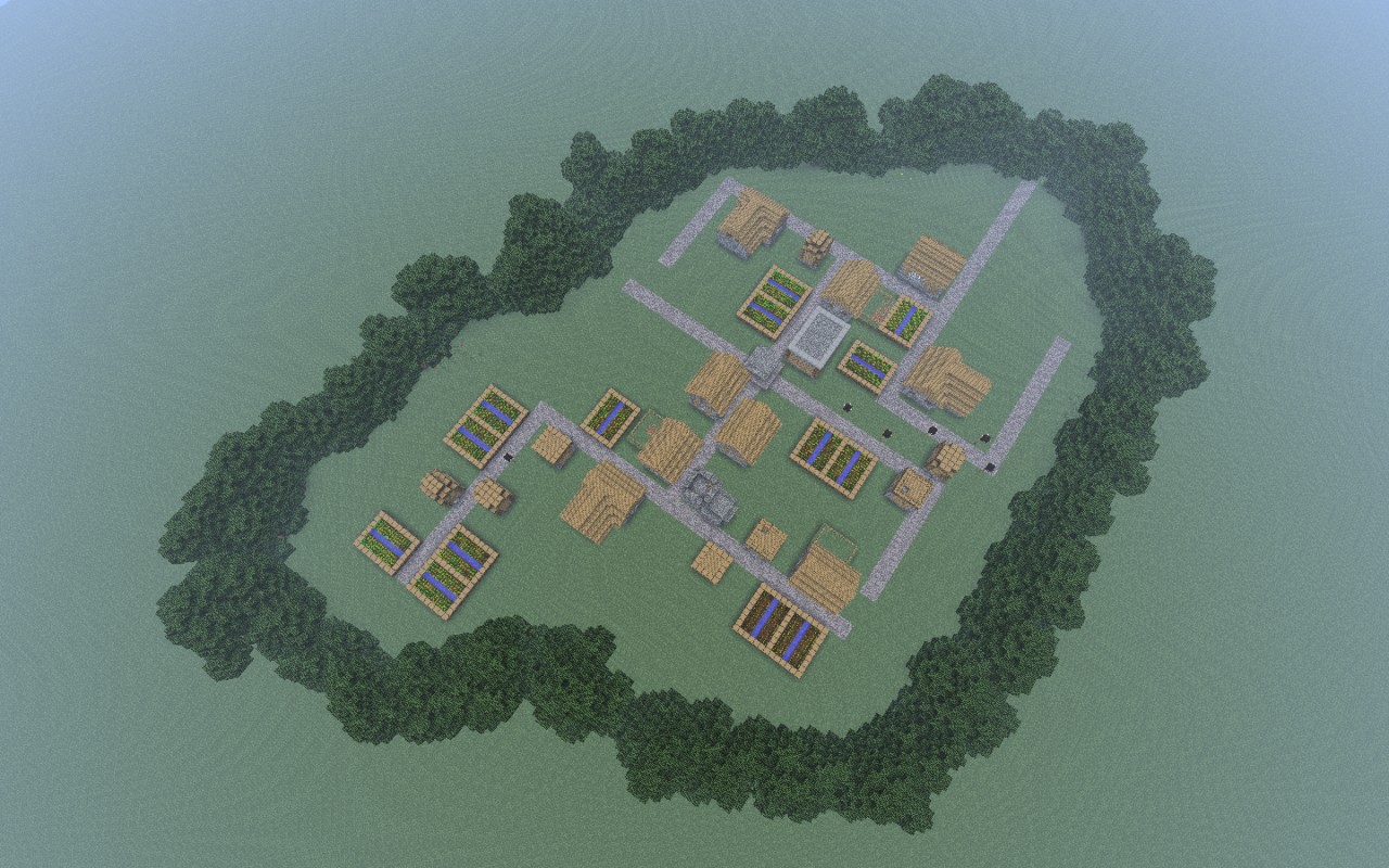 Epic NPC Village Minecraft Map