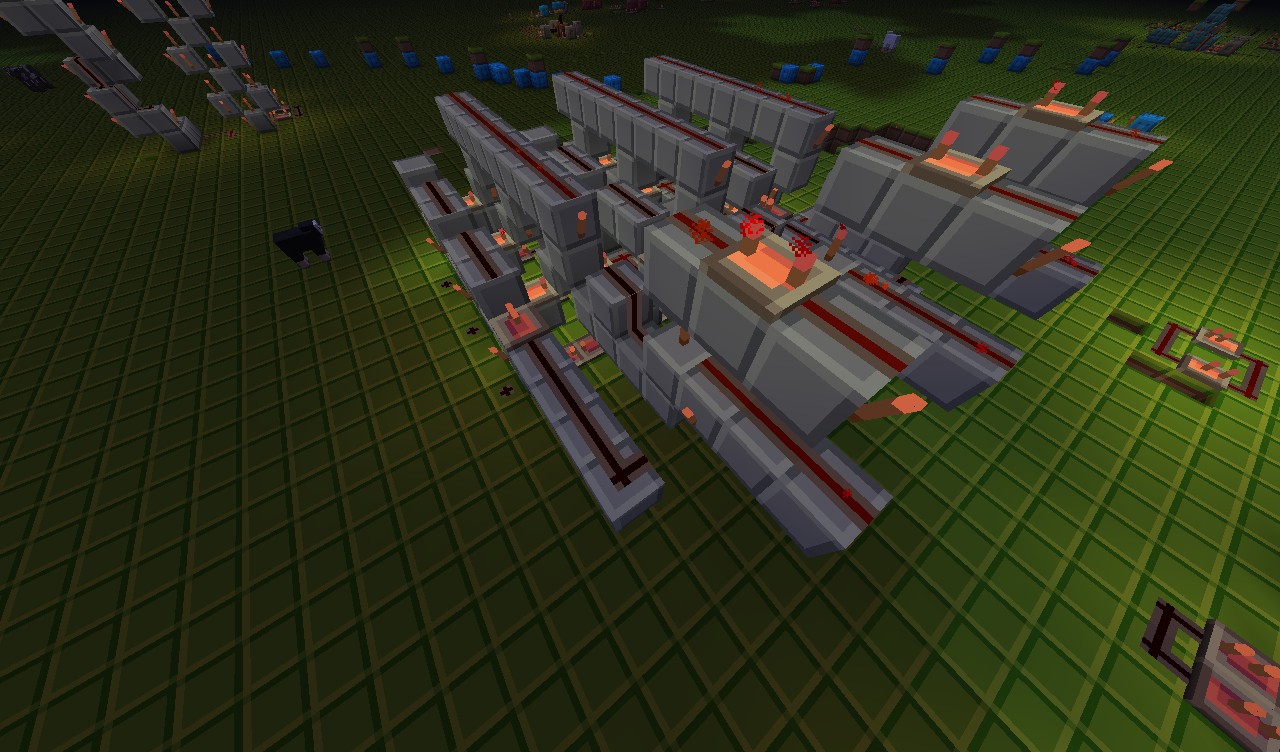 Minecraft Tetris, Out of Redstone Minecraft Map