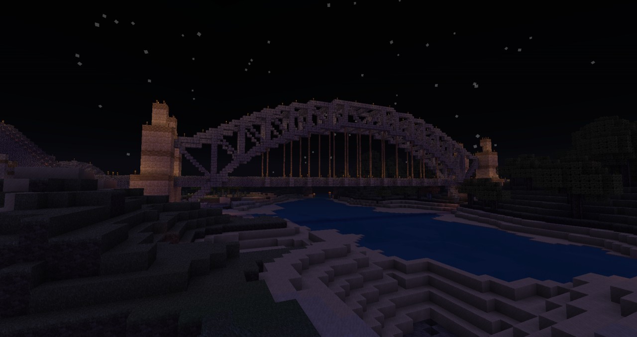 Through Arch Bridge Minecraft Map