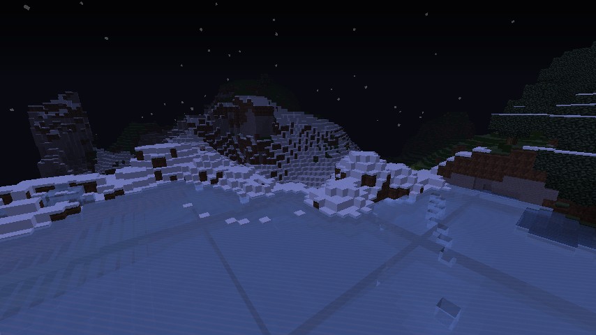 Snow Landscape Minecraft Map