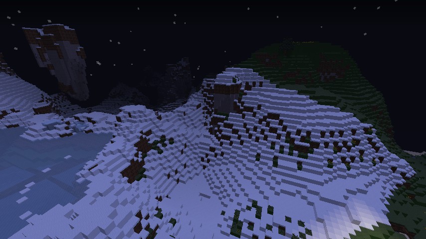 Snow Landscape Minecraft Map