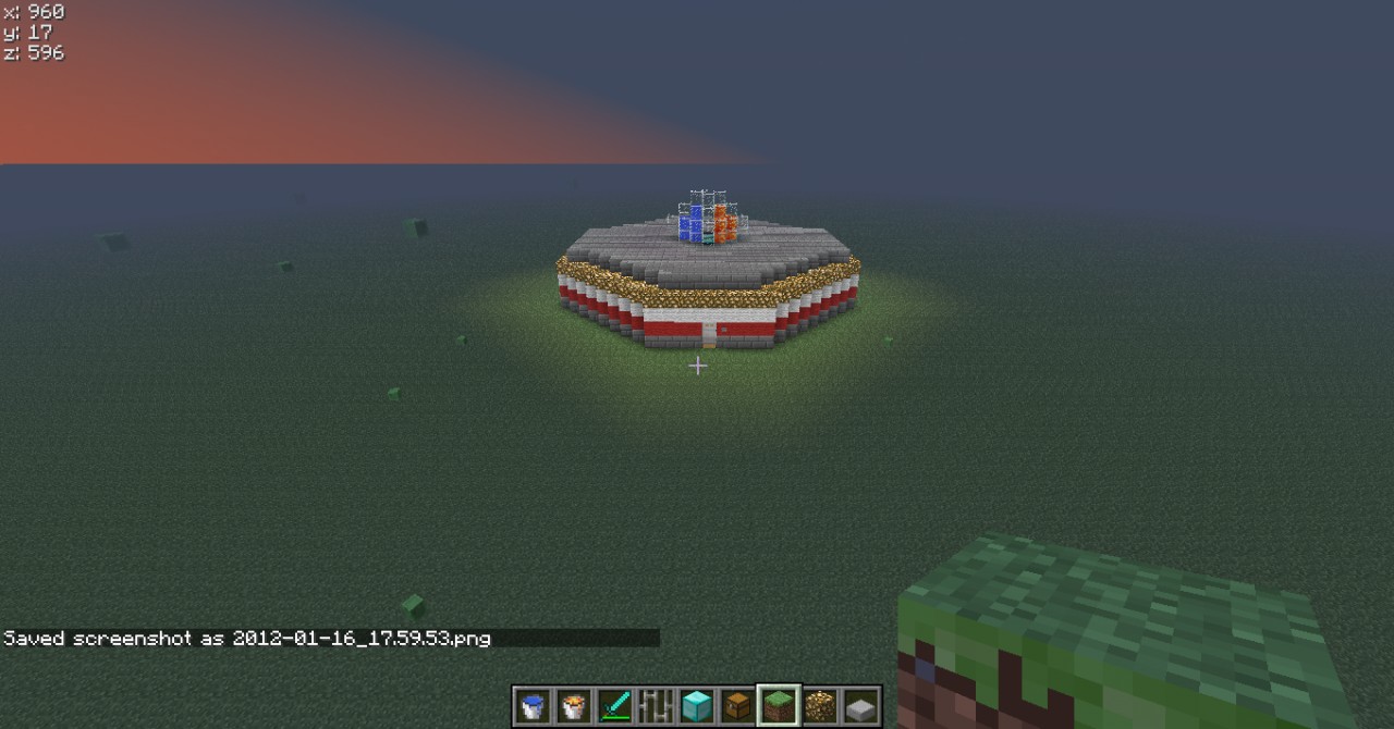 spawn area + flat land Minecraft Map