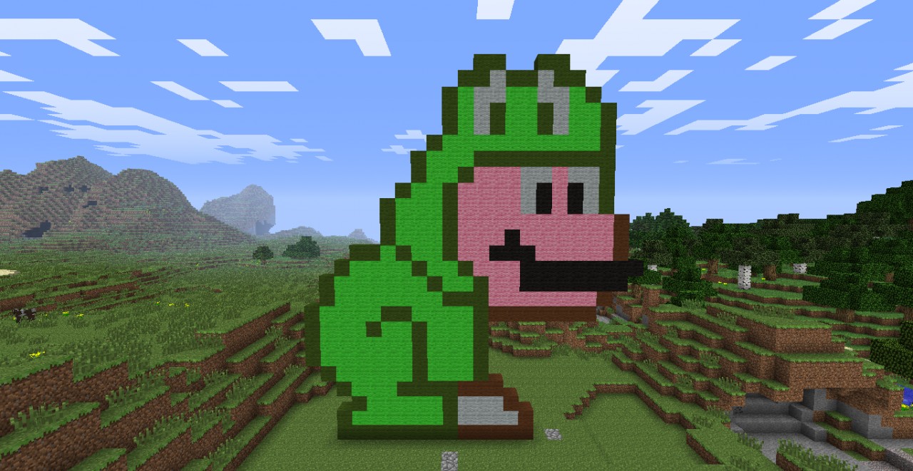 Frog Mario Sprite Minecraft Map