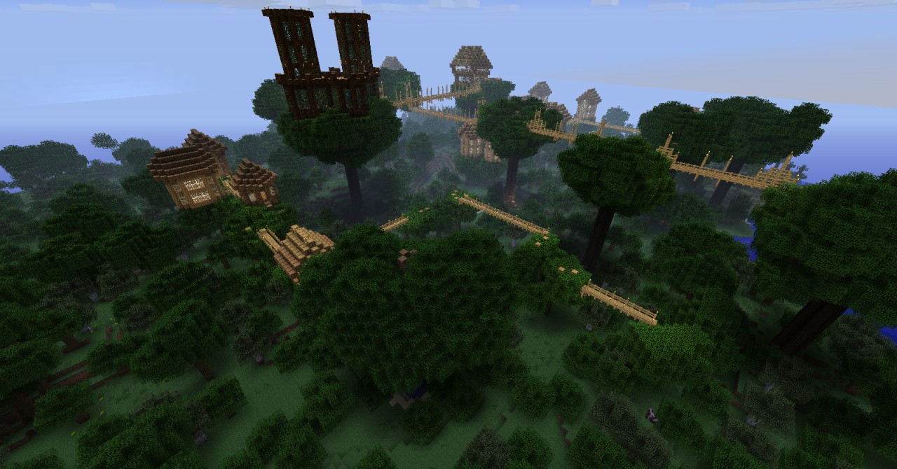Elven City - Suggest a texture pack!!! Minecraft Map