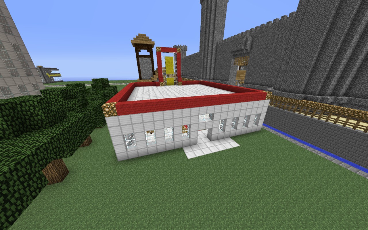 Spawn Building Minecraft Map