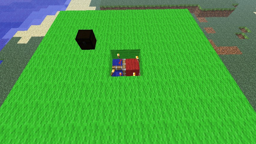 piston clock Minecraft Map