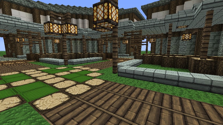 small medieval town Minecraft Map