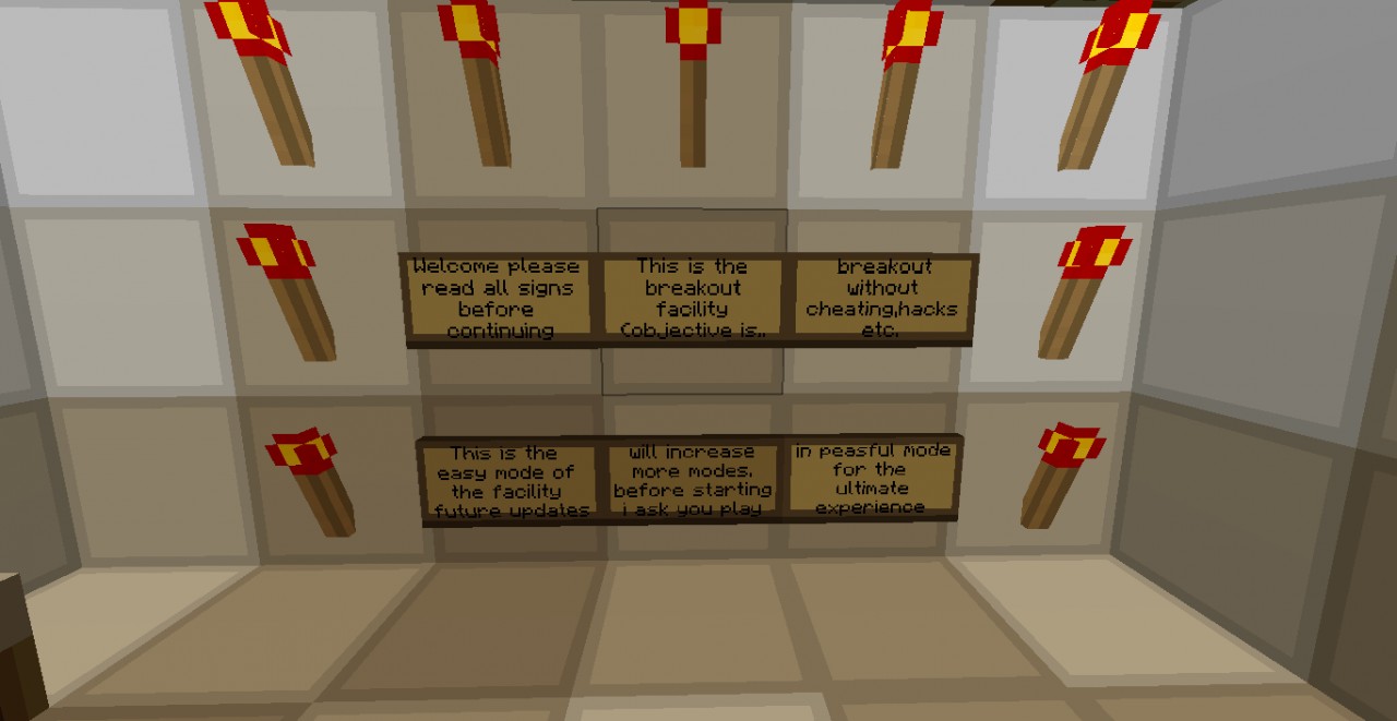 Breakout Facility Minecraft Map