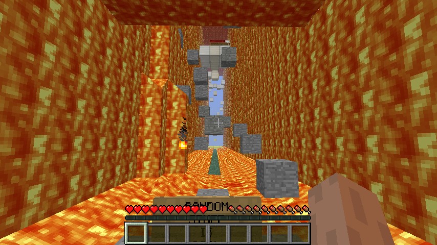 lava jump Minecraft Map