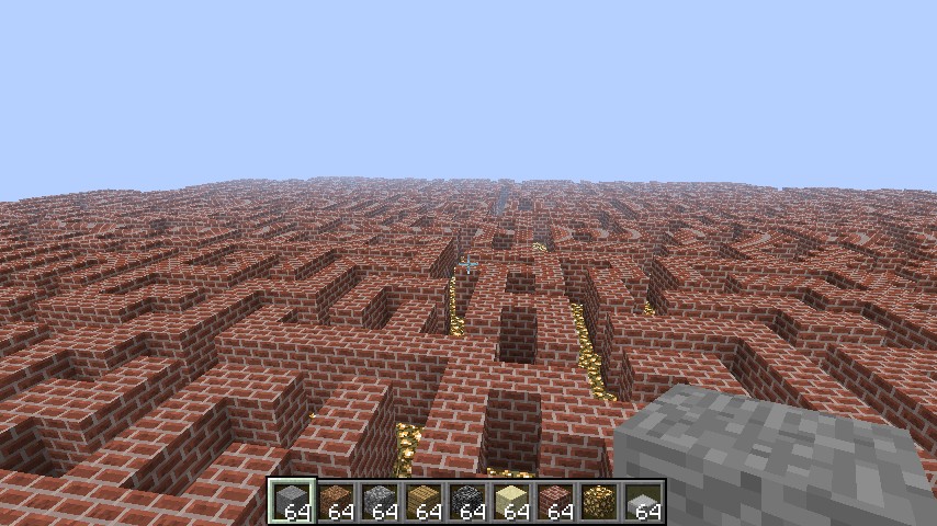 Seriously Large and Complex Maze Minecraft Map