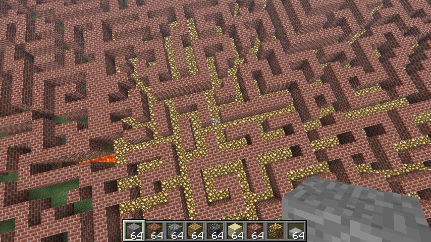 Seriously Large and Complex Maze Minecraft Map