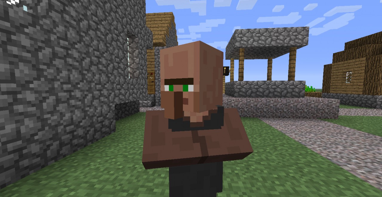 Spawn at NPC Village - Read description before using seed! Minecraft Map