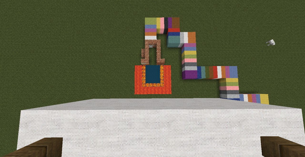 Piston Elevators Horizontal and Vertical Minecraft Map