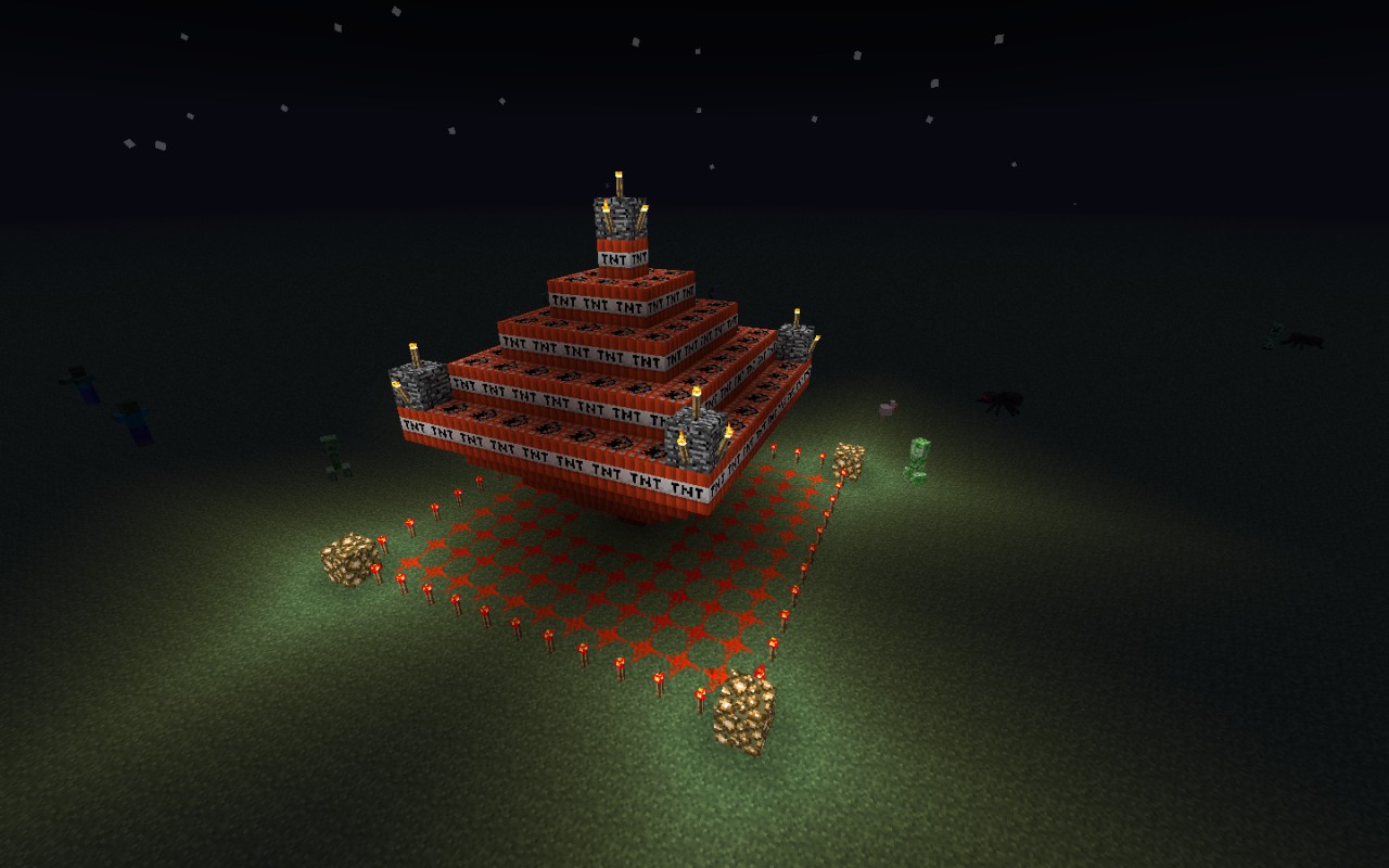 Carefully Placed TNT Minecraft Map