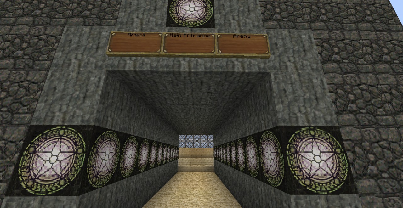 Arena with arenagame Minecraft Map