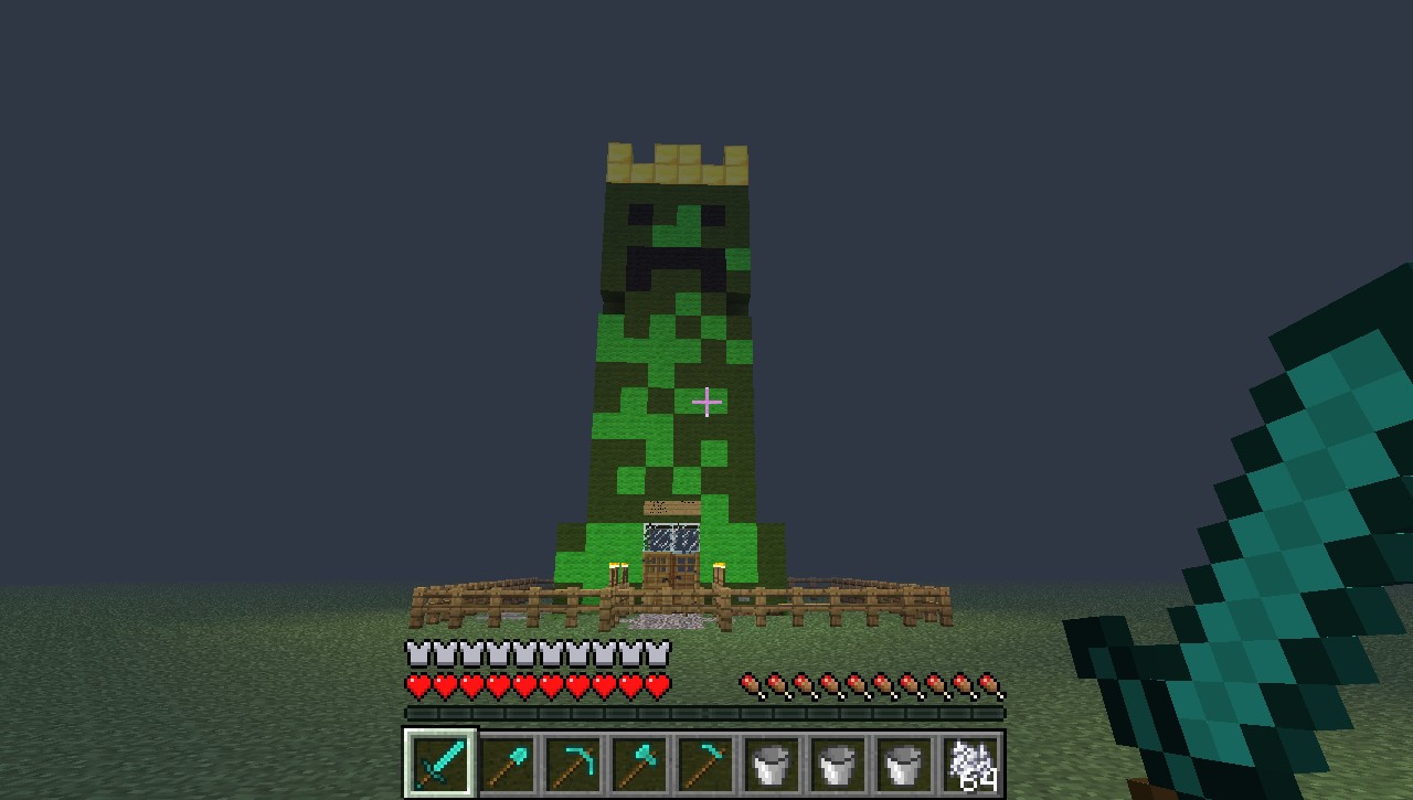 Giant Creeper! Minecraft Map