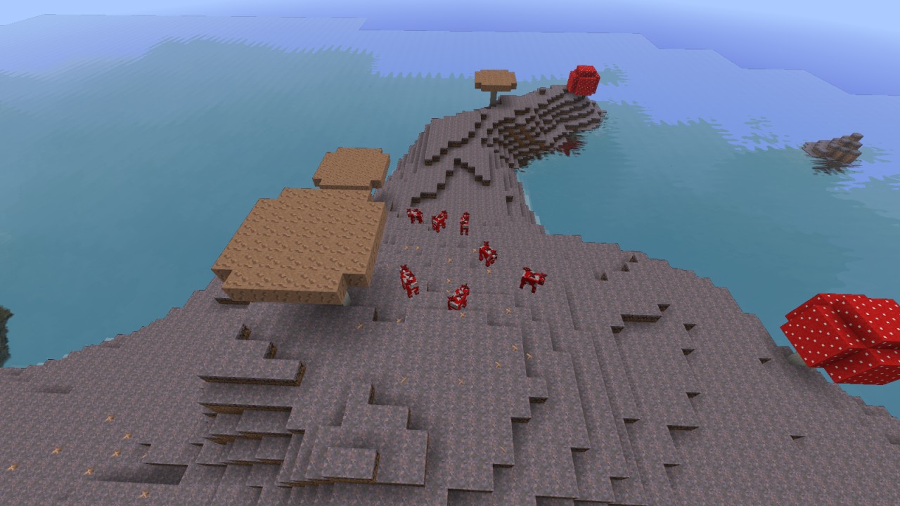 Minecraft 1.1 Mushroom Biome Minecraft Map