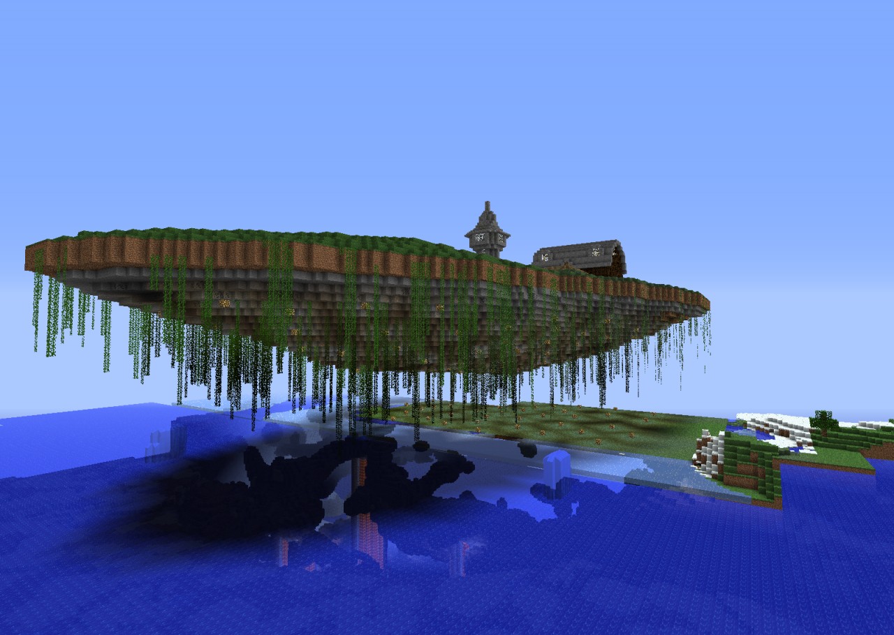 Flying island Minecraft Map