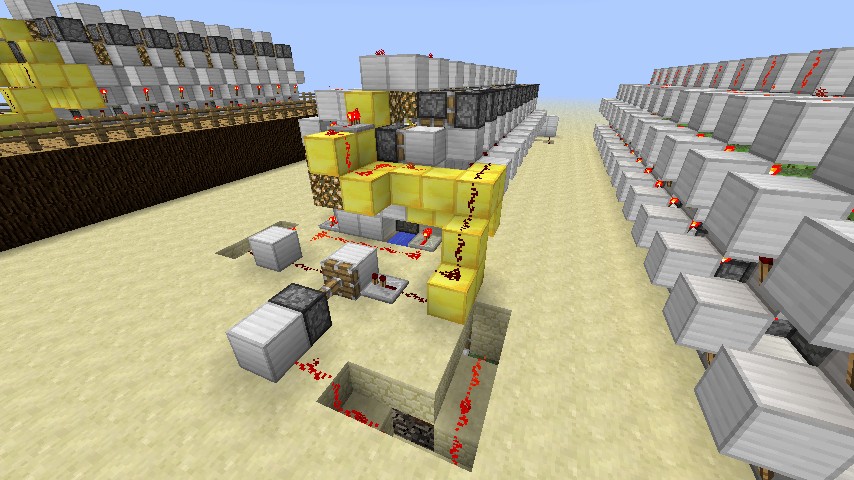 Fully Automatic and Manual Melon/Pumpkin Farm Minecraft Map