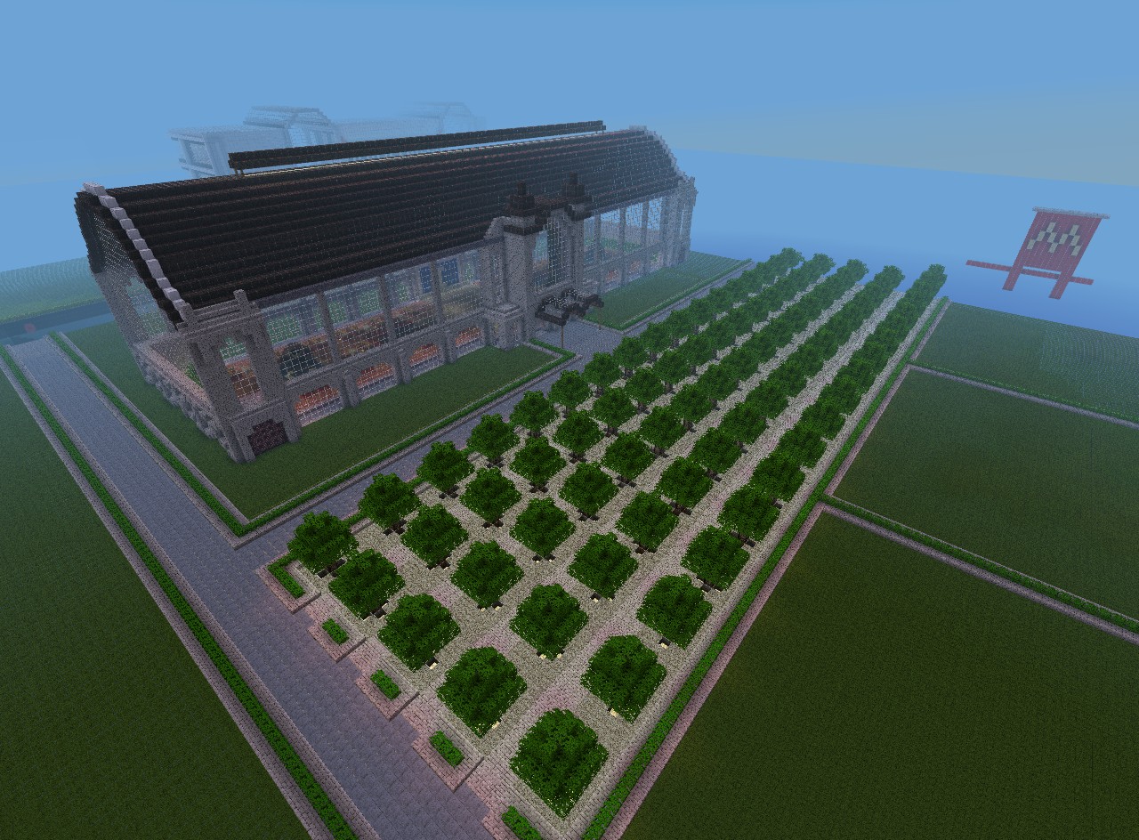 Bahnhof/ TrainStation Minecraft Map