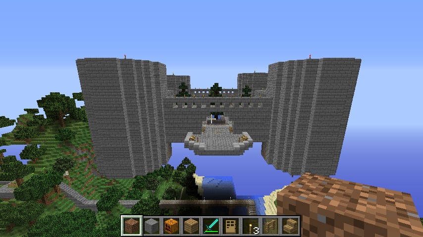 propeller castle garden Minecraft Map