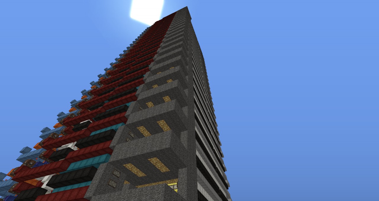 Fastest Piston Elevator, & with 26 Floors (Requires Minecraft v1.1 ...