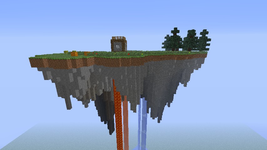 flying island Minecraft Map