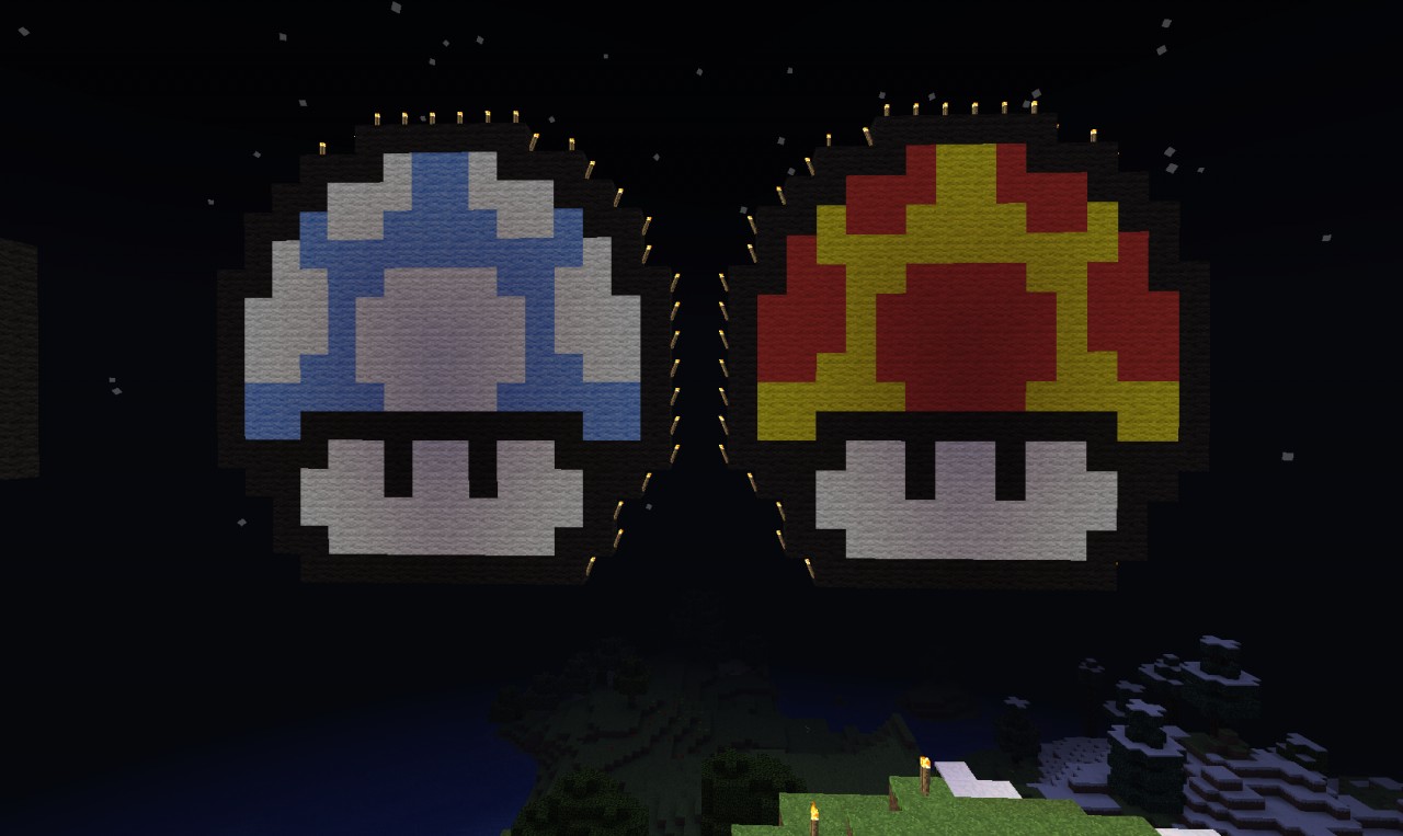 Mario Mushrooms Pack Minecraft Map
