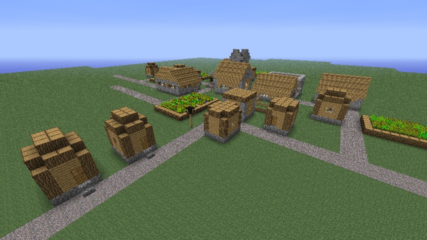 NPC village Minecraft Map