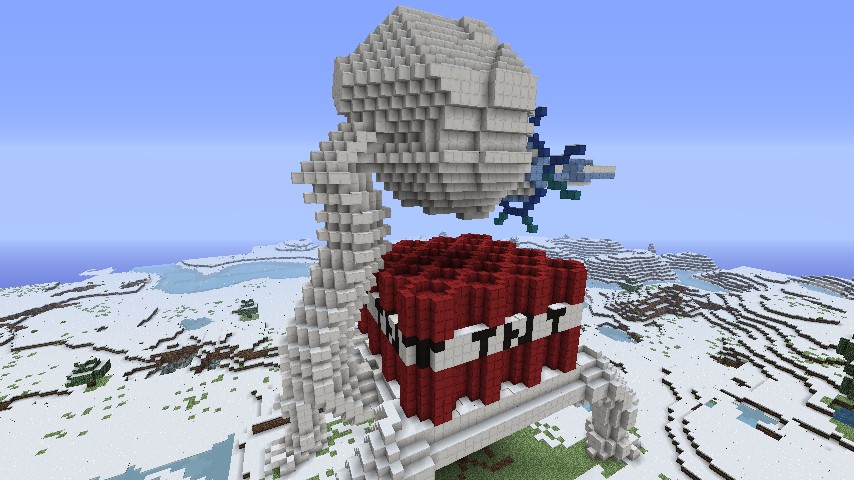 Anatomy of a Creeper Minecraft Map