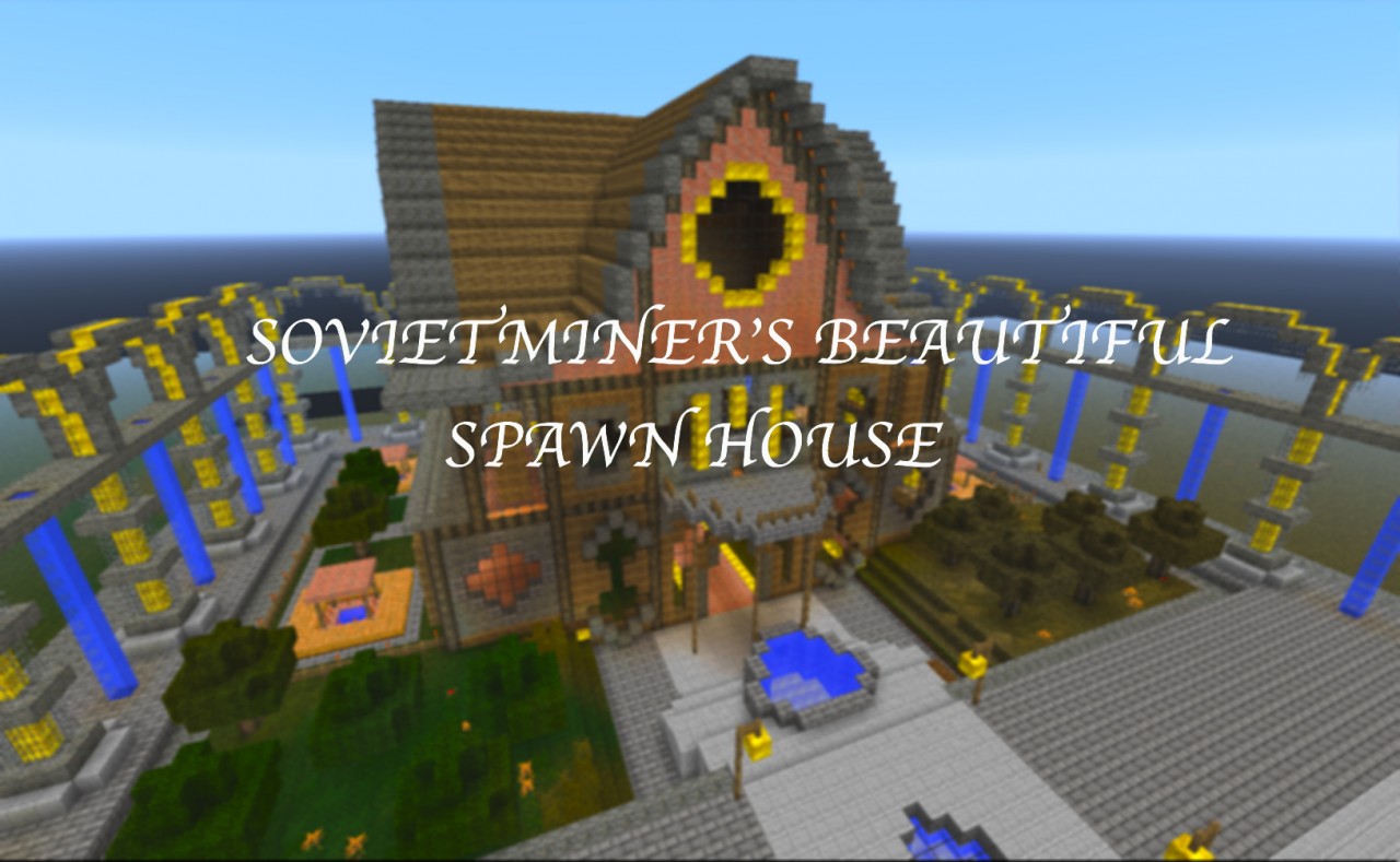 Beautiful Manor With Courtyard (FINISHED) Minecraft Map