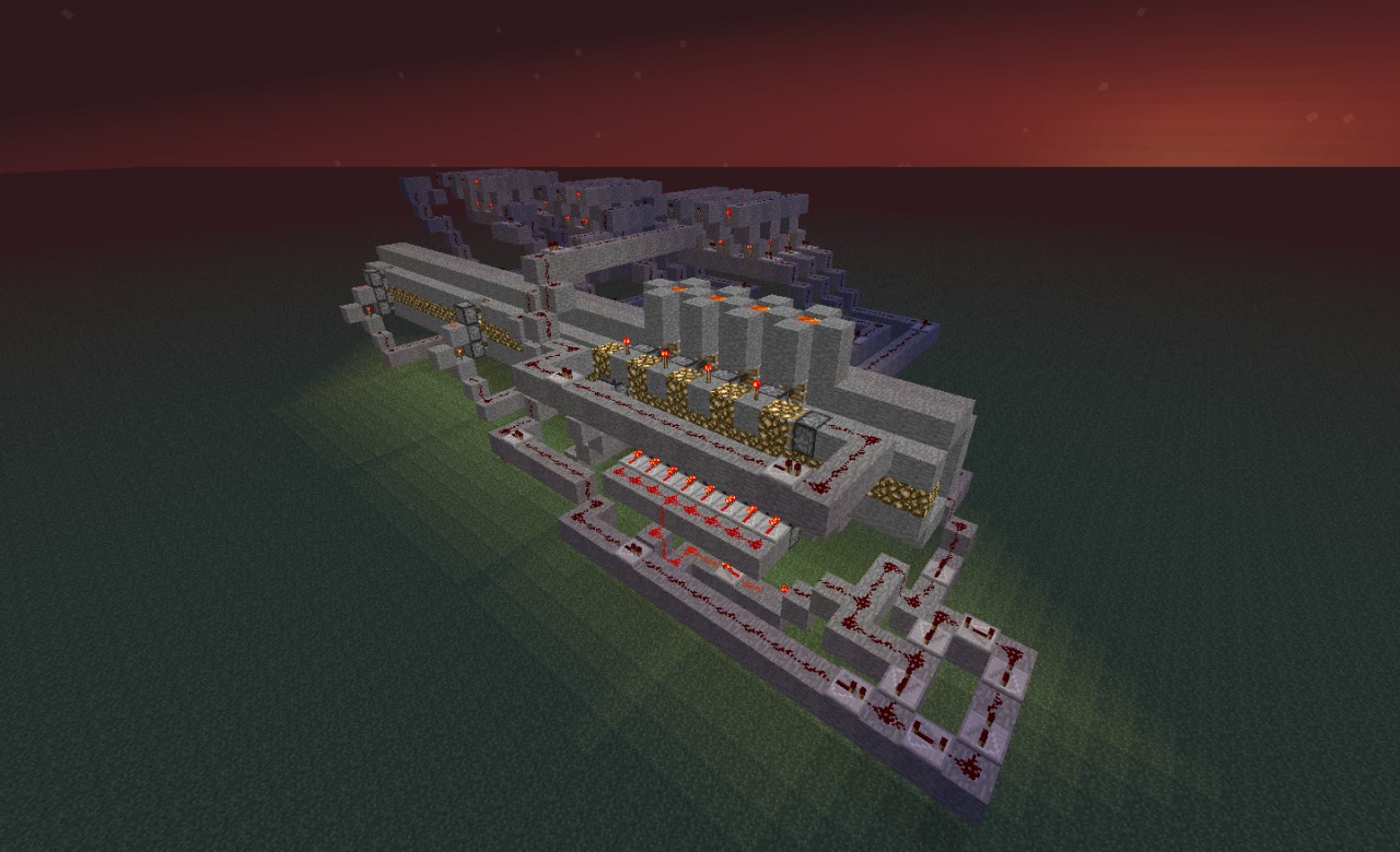 redstone 3 code locks Minecraft Map