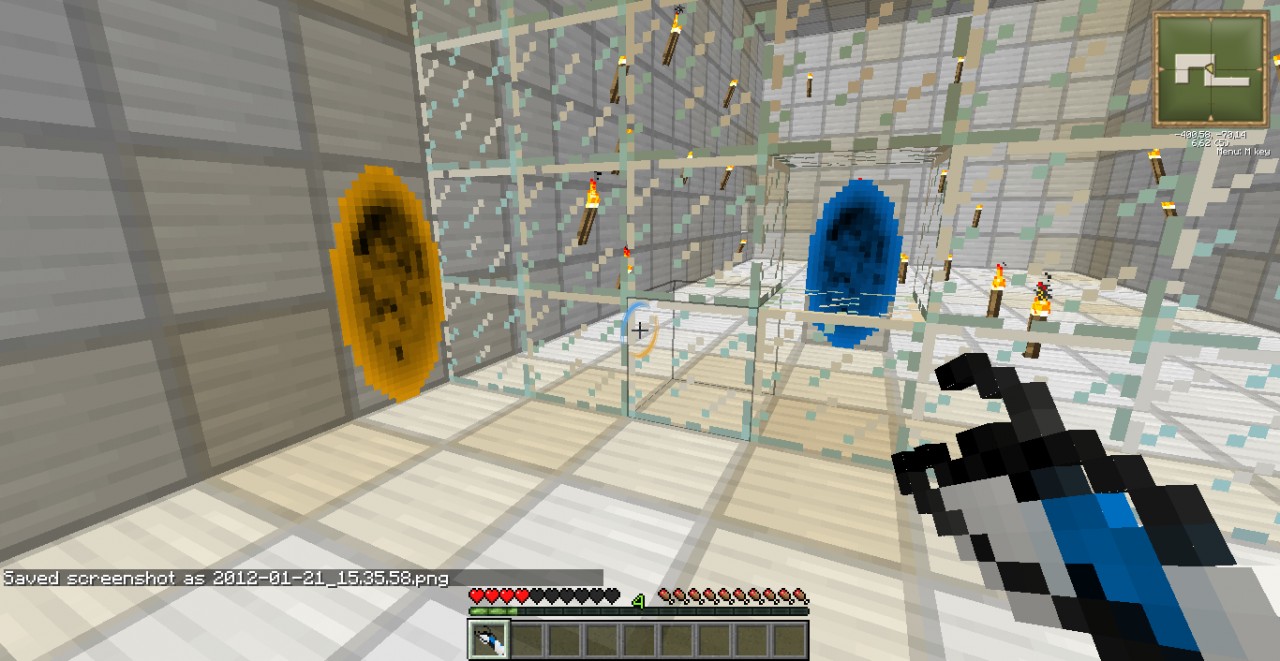 portal adventure map!!!! NEED PORTAL MOD 1.1 Minecraft Map
