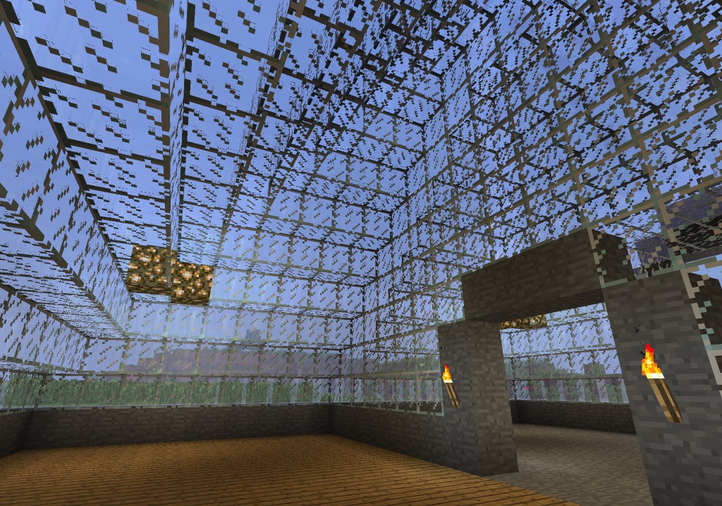 Glass Pyramid Minecraft Map