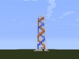 Double Helix Glass Structure Minecraft Map