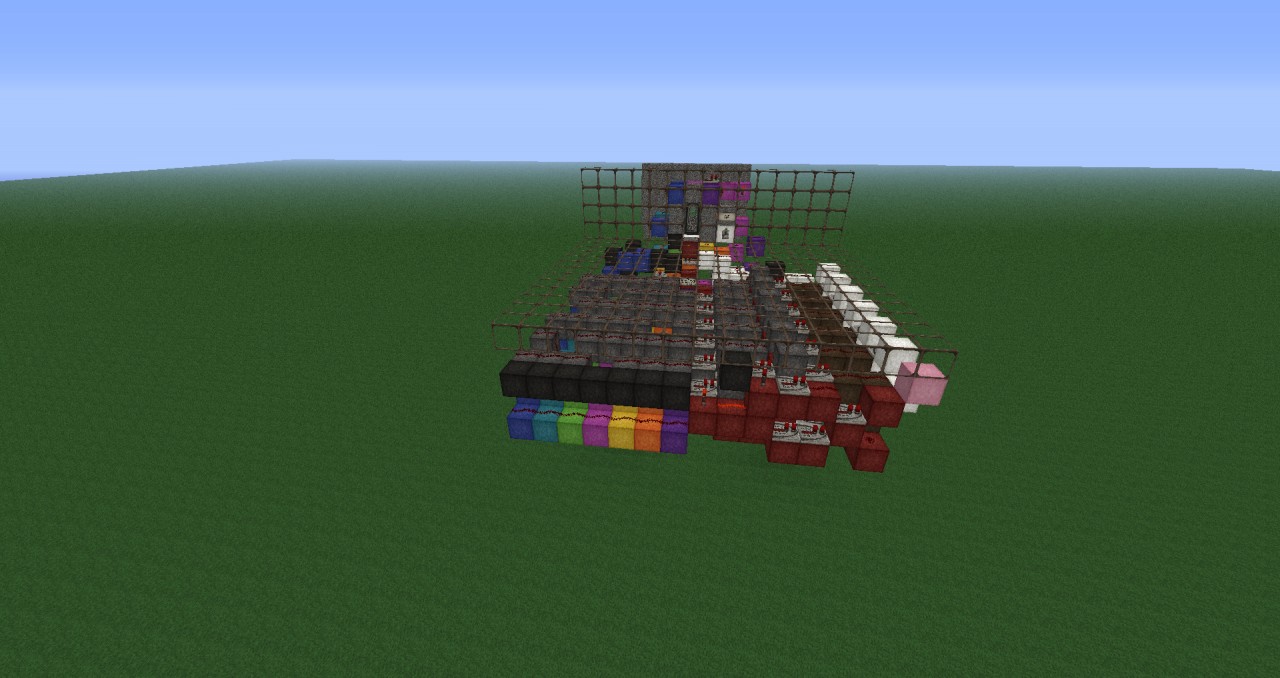 Compact Order Sensitive Combination Lock Minecraft Map