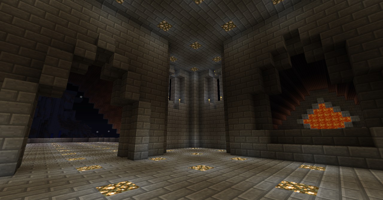 giant project castle/library Minecraft Map