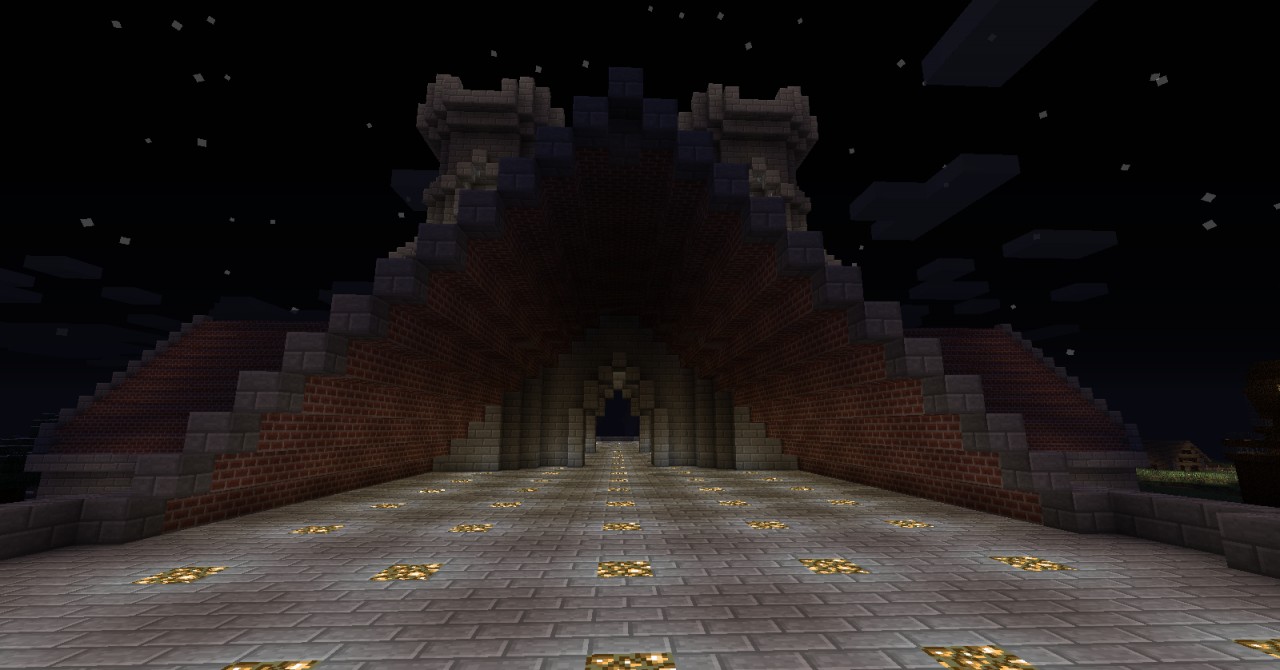 giant project castle/library Minecraft Map