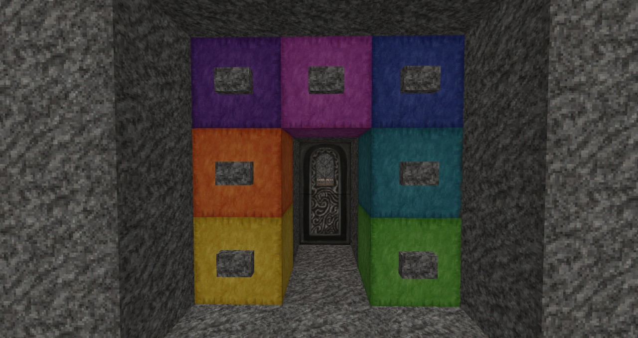 Compact Order Sensitive Combination Lock Minecraft Map