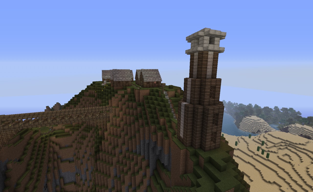 Mountain Town Minecraft Map