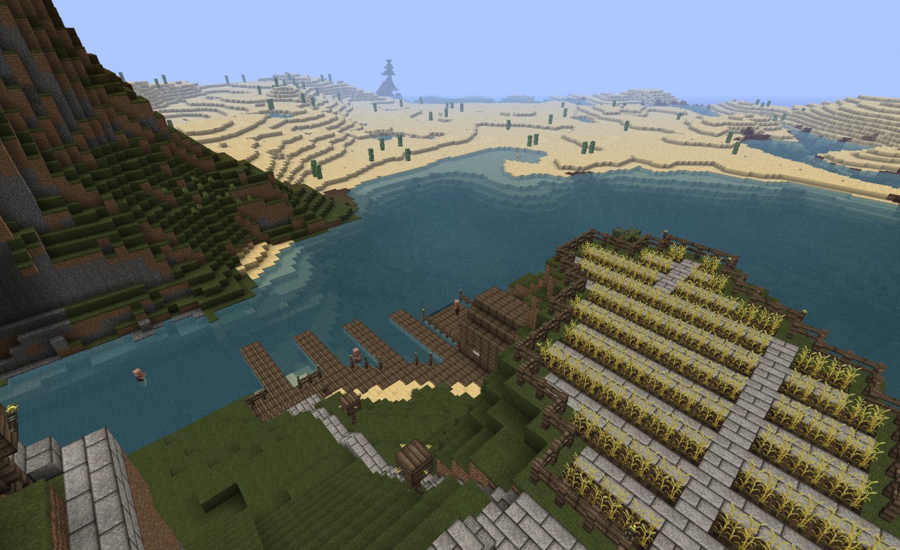 Mountain Town Minecraft Map