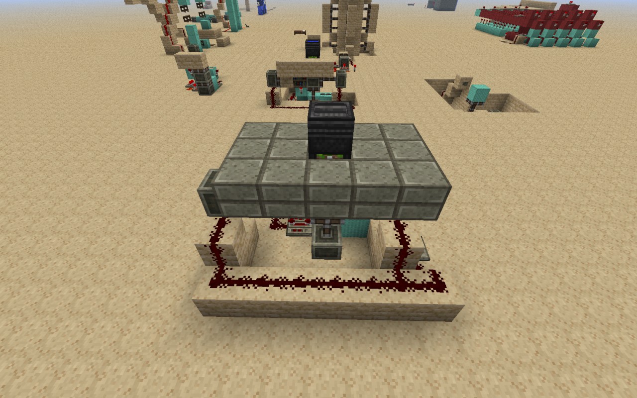 Awesome Mechanism Double Piston Extender - Blockchanger Minecraft Map