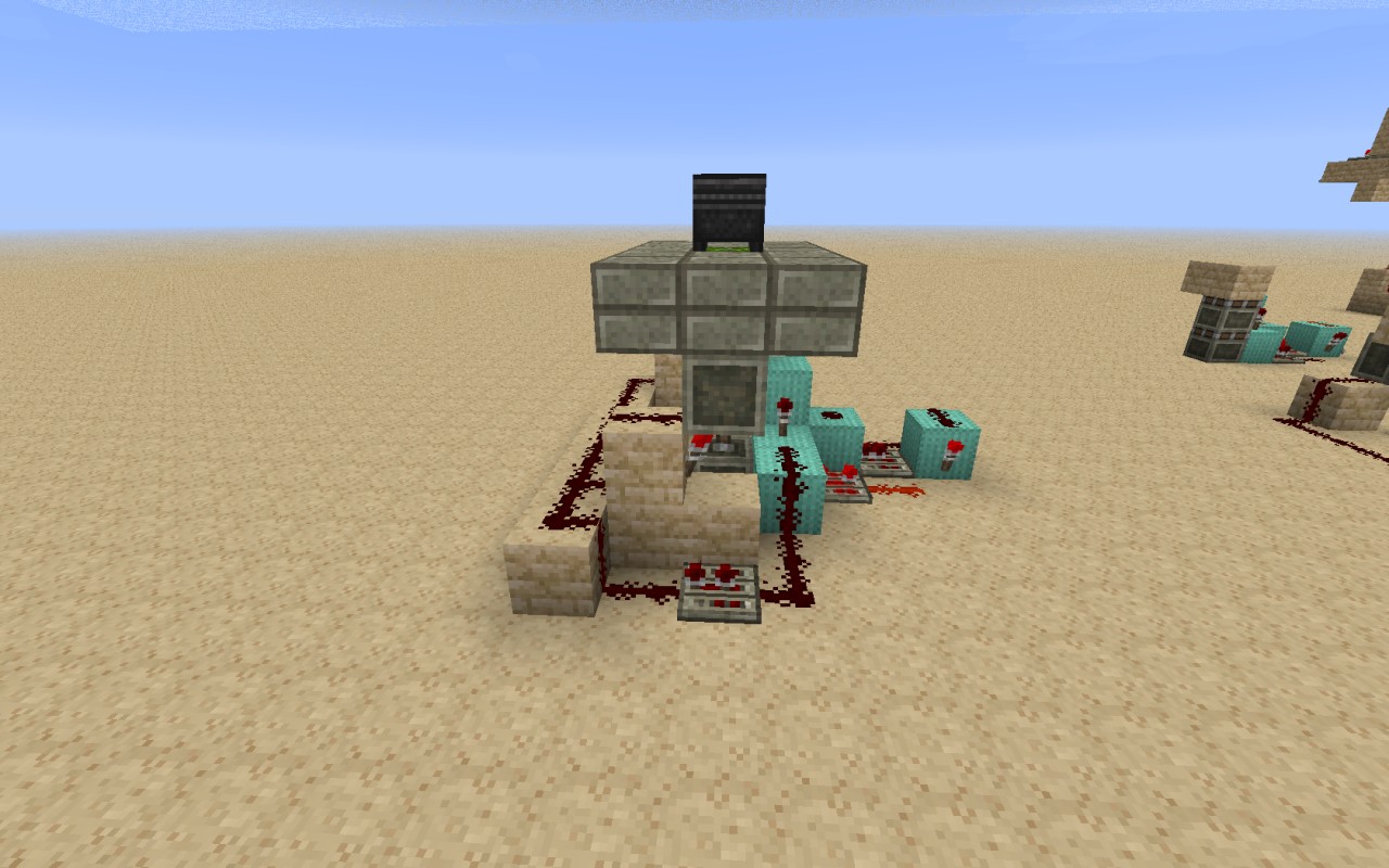 Awesome Mechanism Double Piston Extender - Blockchanger Minecraft Map