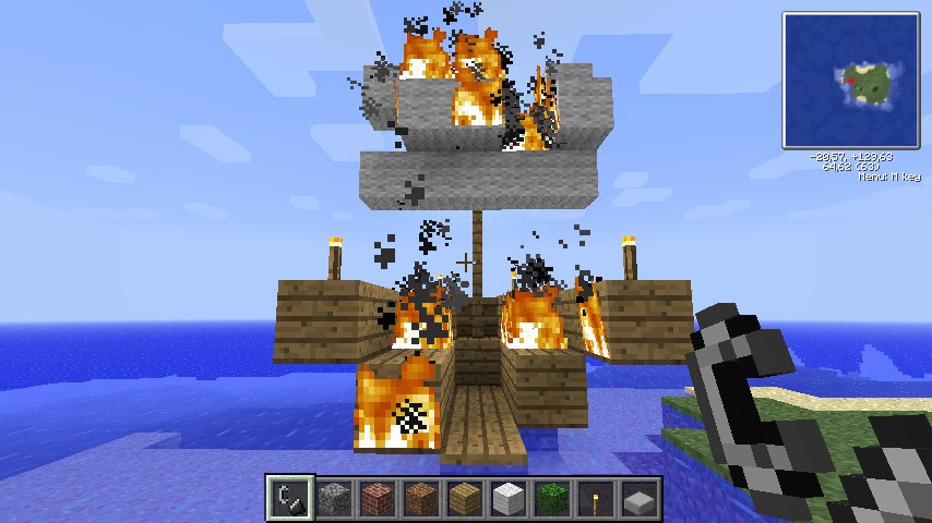 Boat Crash – Survival Island for 1.1 Minecraft Map
