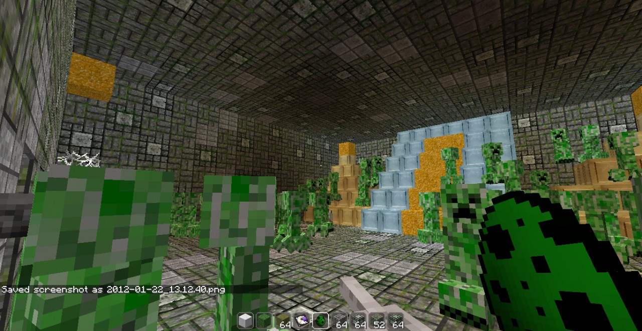 old minecraftian temple of the creeper Minecraft Map
