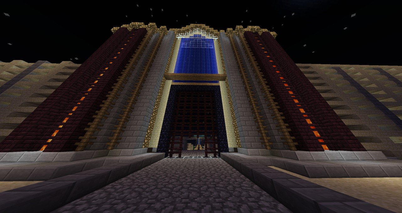 Walls and gate arch Minecraft Map