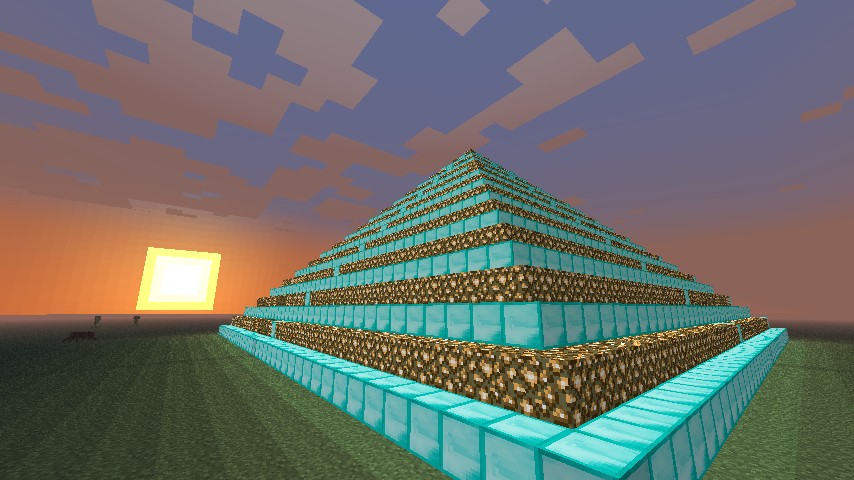 DIAMOND PYRAMID Minecraft Project