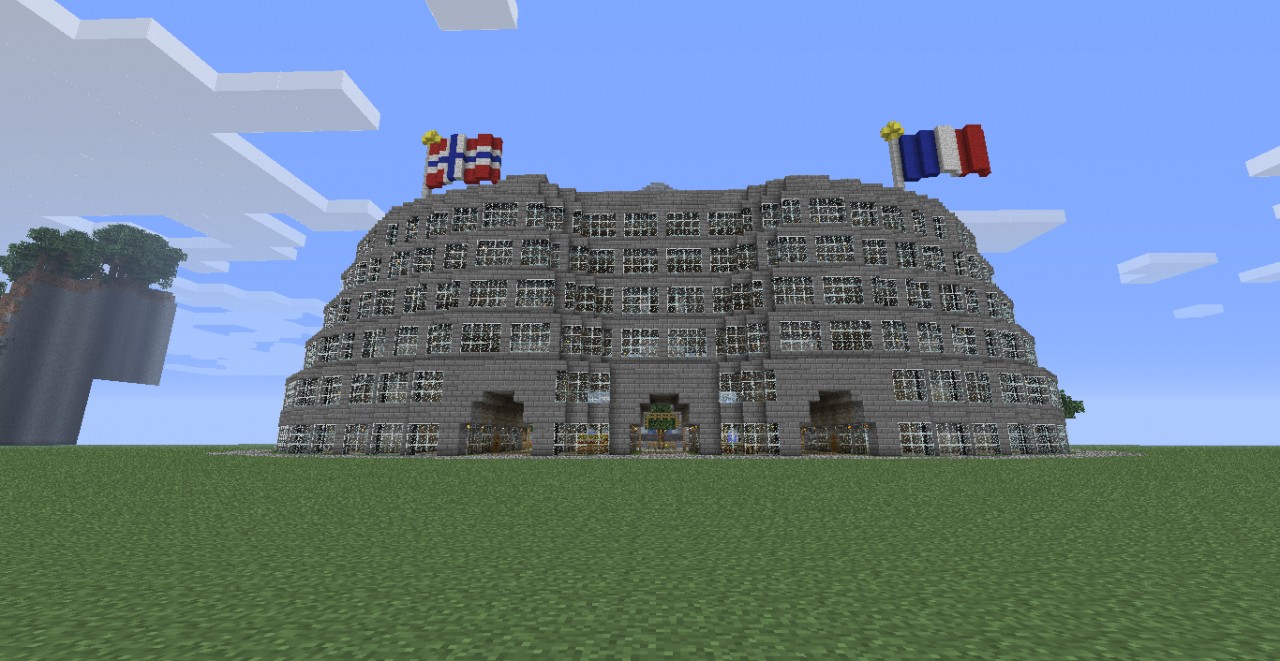 City Center Spawn Building Minecraft Map