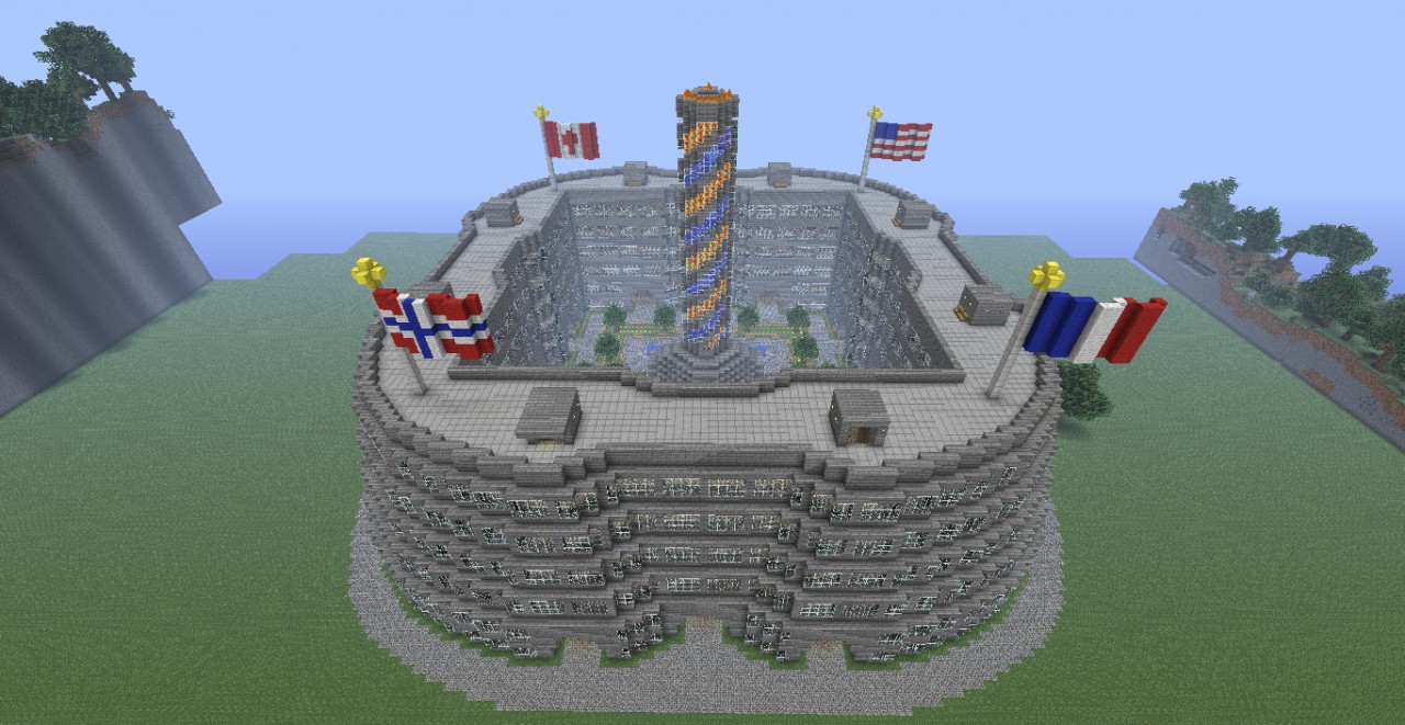 City Center Spawn Building Minecraft Map