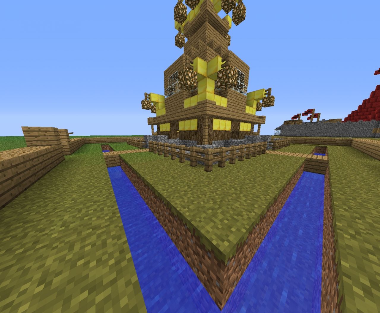 Center of a City Minecraft Map